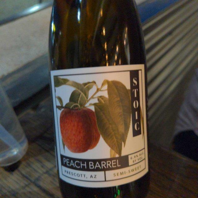 Peach Barrel Cider - Stoic Cider - 375 ml bottle – High Altitude Home ...